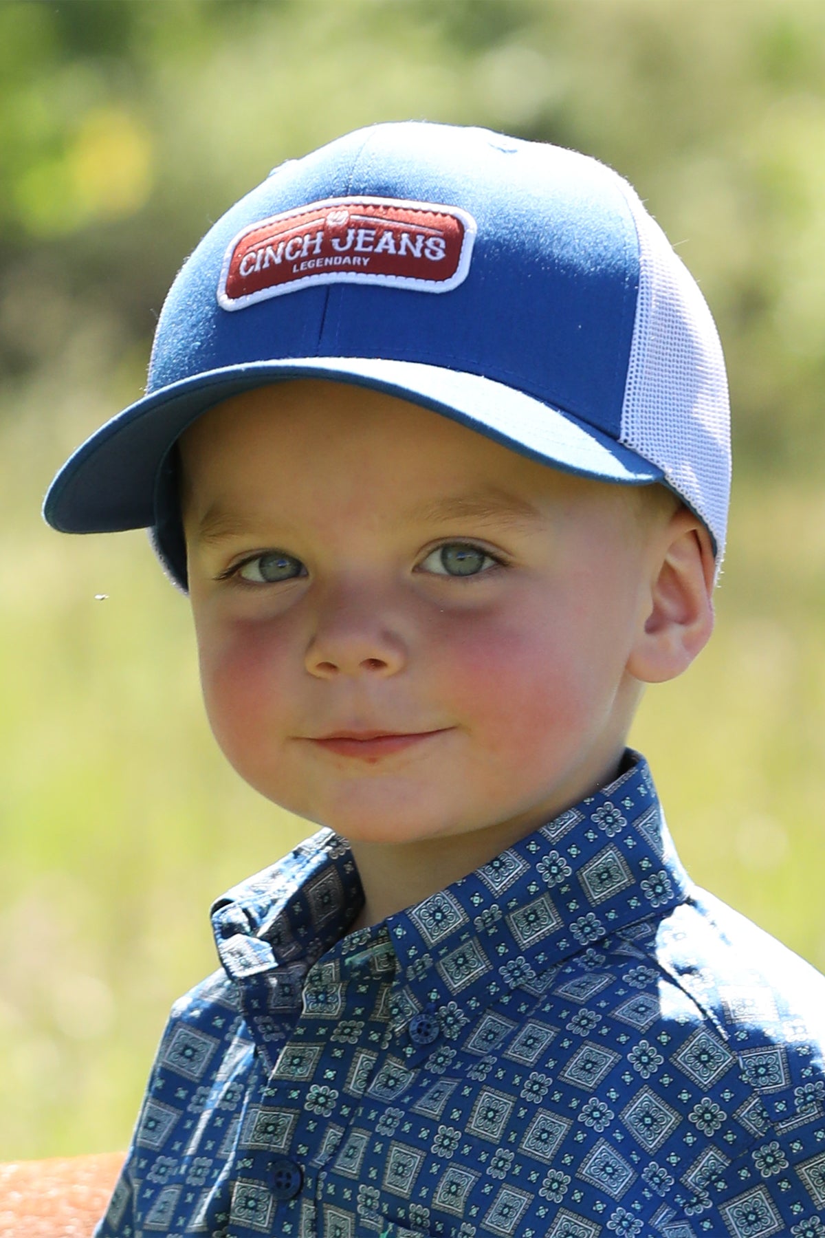 Cinch Boy's Royal Blue Patch Trucker Cap – Leanin' Pole Arena