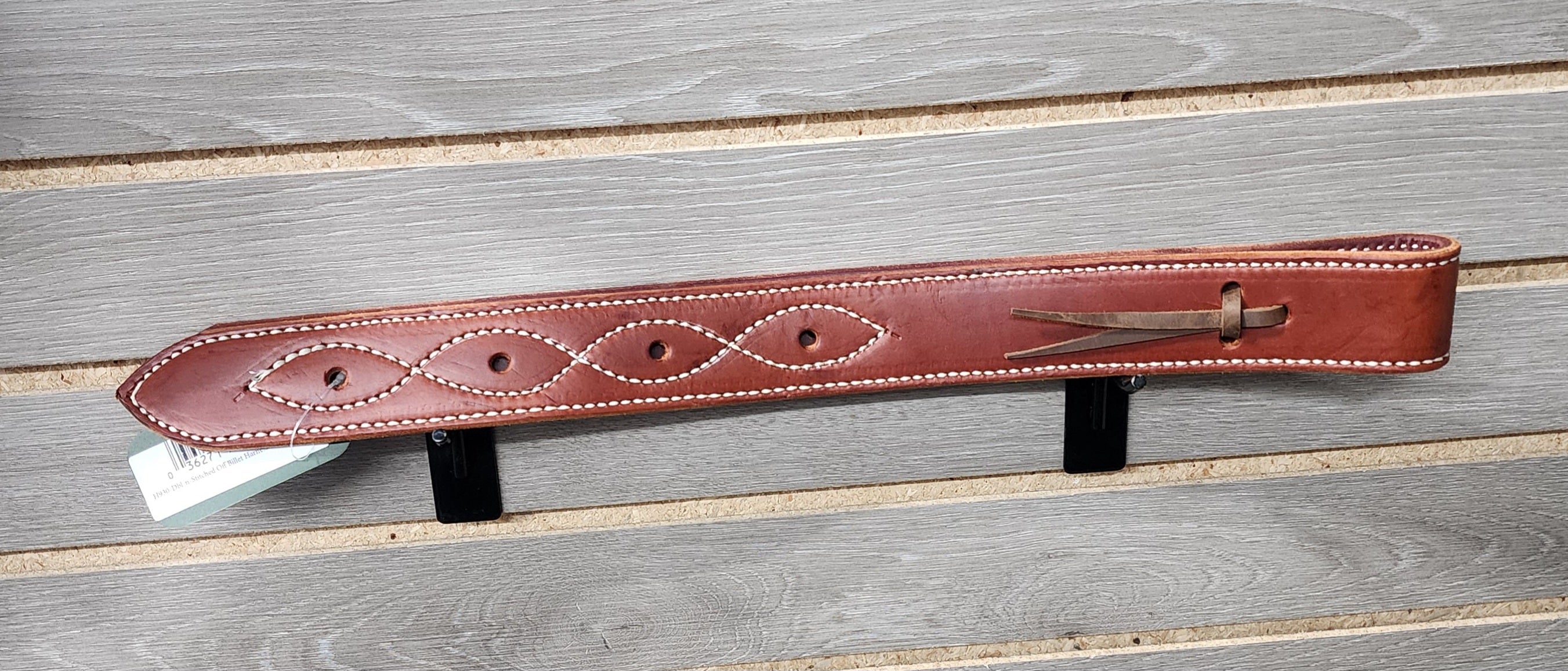 Berlin Doubled and Stitched Leather Off Billet – Leanin' Pole Arena