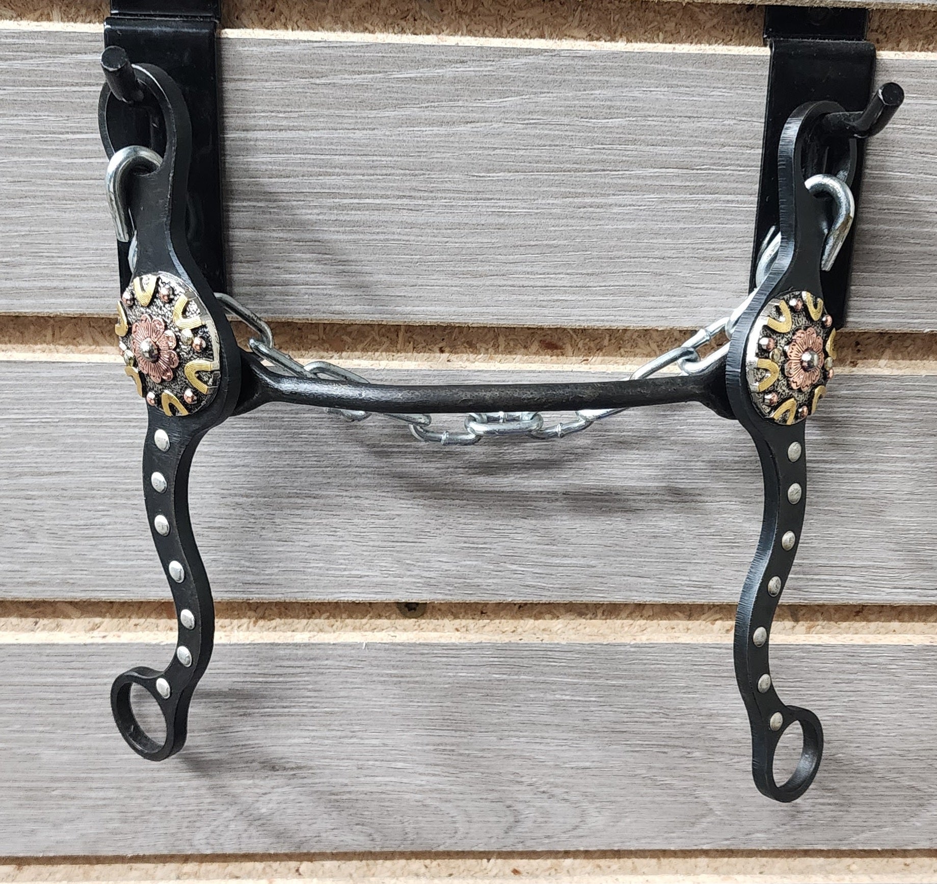 Petska Original Shank Round Mullen Bit - 7" Shank – Leanin' Pole Arena