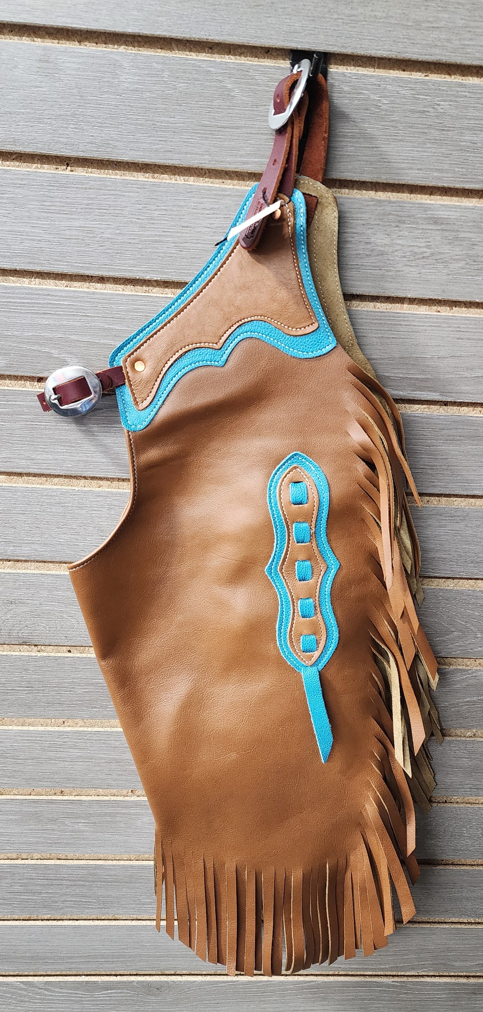 Rockin' Y Youth XL Leather Chinks – Leanin' Pole Arena