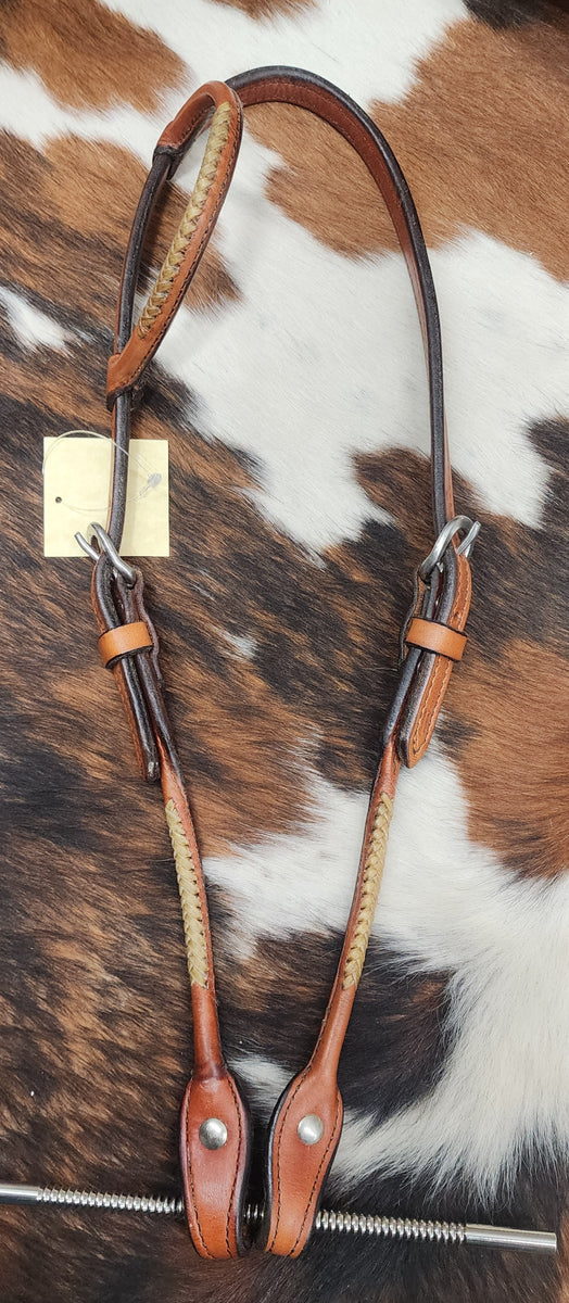 Rawhide Mfg Rolled One Ear Headstall – Leanin' Pole Arena