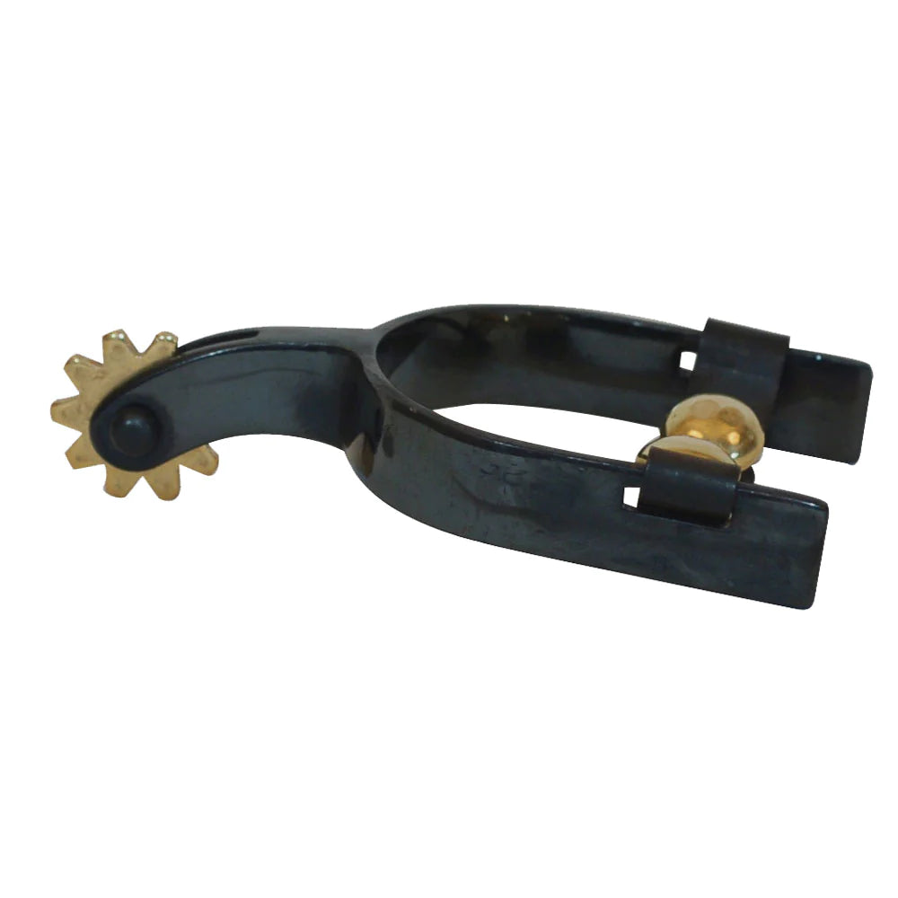 CST Plain Black Youth Spurs – Leanin' Pole Arena