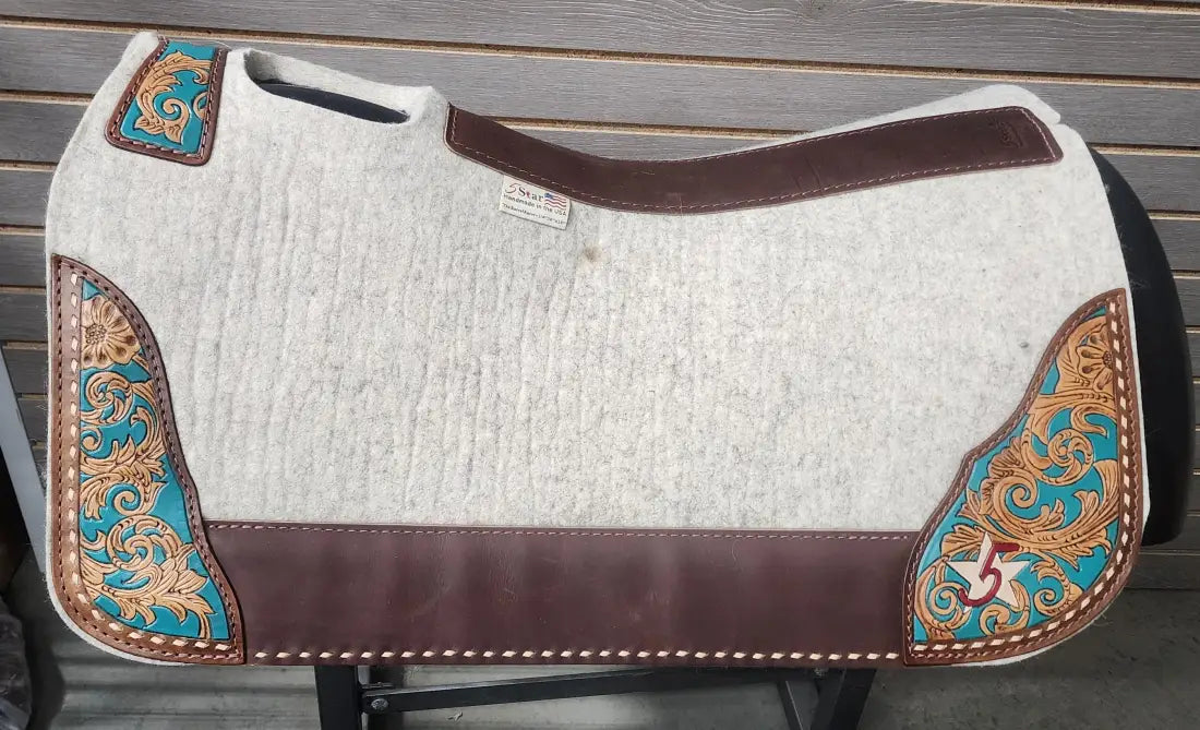 5 Star Barrel Racer Saddle Pad- Limited Edition "The Painted Classic ...