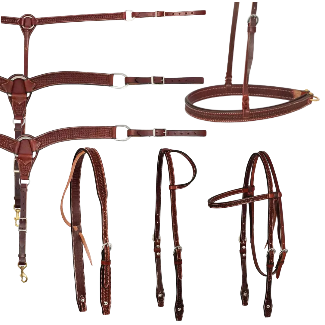 Cowboy Tack Rosewood Spider Stamp Tack Set – Leanin' Pole Arena