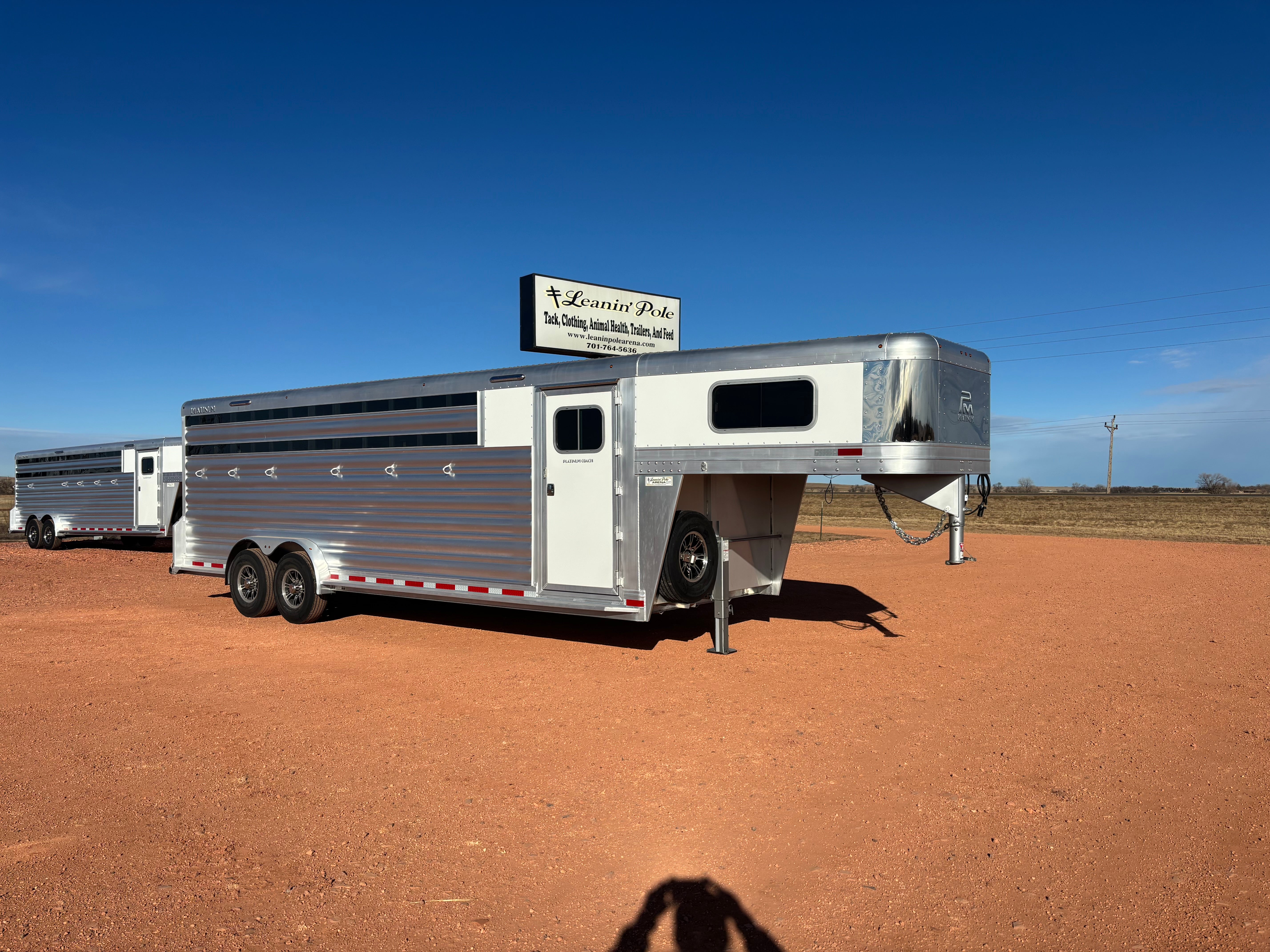 2026 Platinum 24' C Sport Stock Combo Trailer – Leanin' Pole Arena