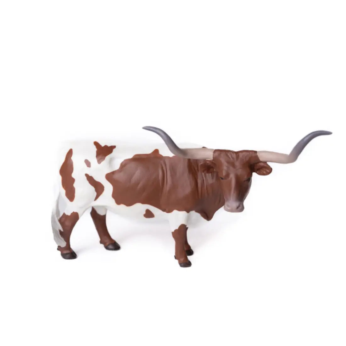 Little Buster Texas Longhorn Steer Red/White – Leanin' Pole Arena