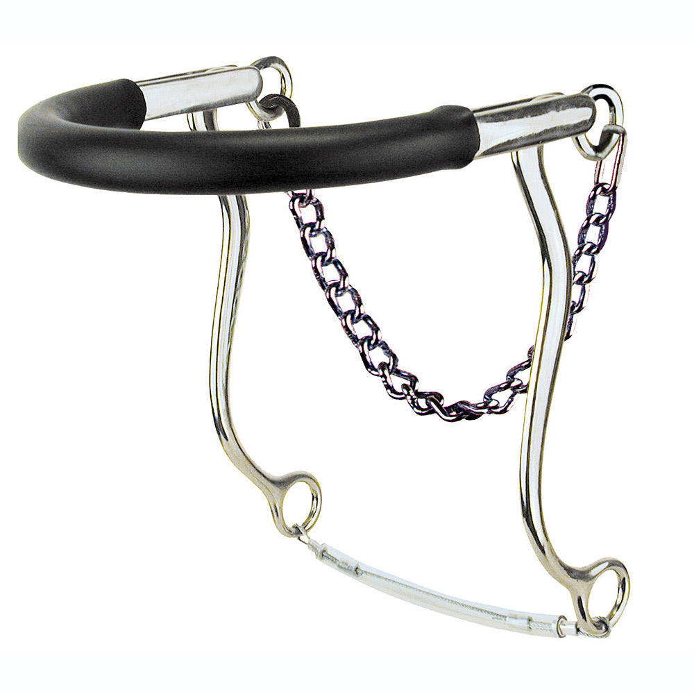 953 Reinsman Mechanical Hackamore Rubber Covered Nose – Leanin' Pole Arena