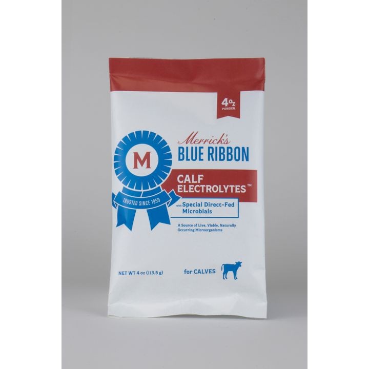 Merrick's Blue Ribbon Calf Electrolytes – Leanin' Pole Arena